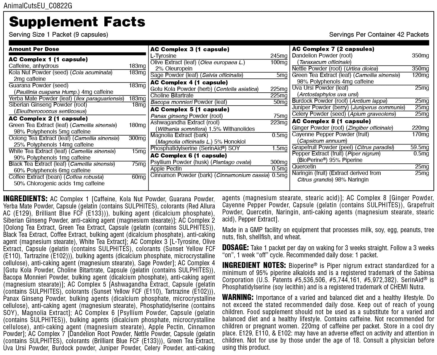 Animal Cuts – AnimalPak